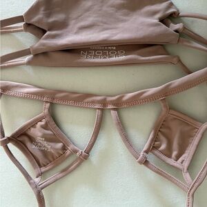 Swim | Siempre Golden Dtla Bikini Set | Poshmark